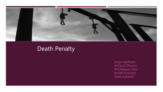 Death penalty | PPTX