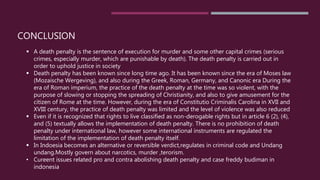 Death penalty | PPTX