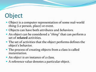 Object Oriented Principles | PPT