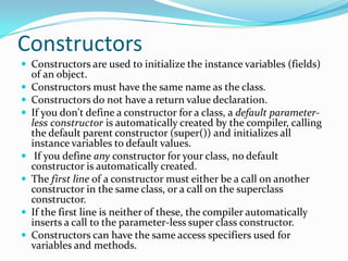 Object Oriented Principles | PPT