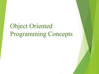 Basic OOPS concept for Core JAVA | PPT