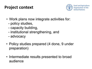 Training of Trainers Workshop to enhance Pro-poor Policy Formulation ...