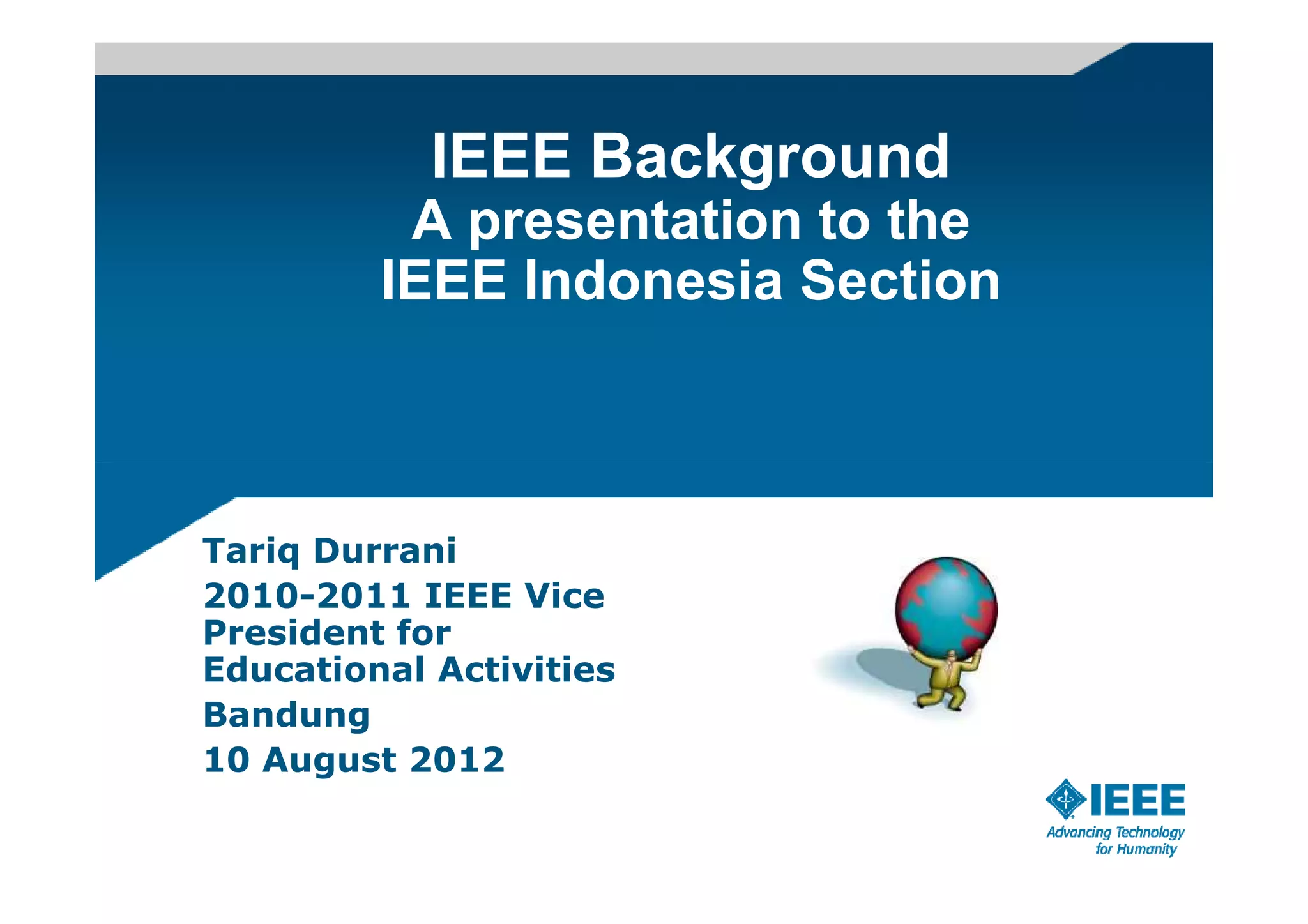 IEEE Background presentation | PDF