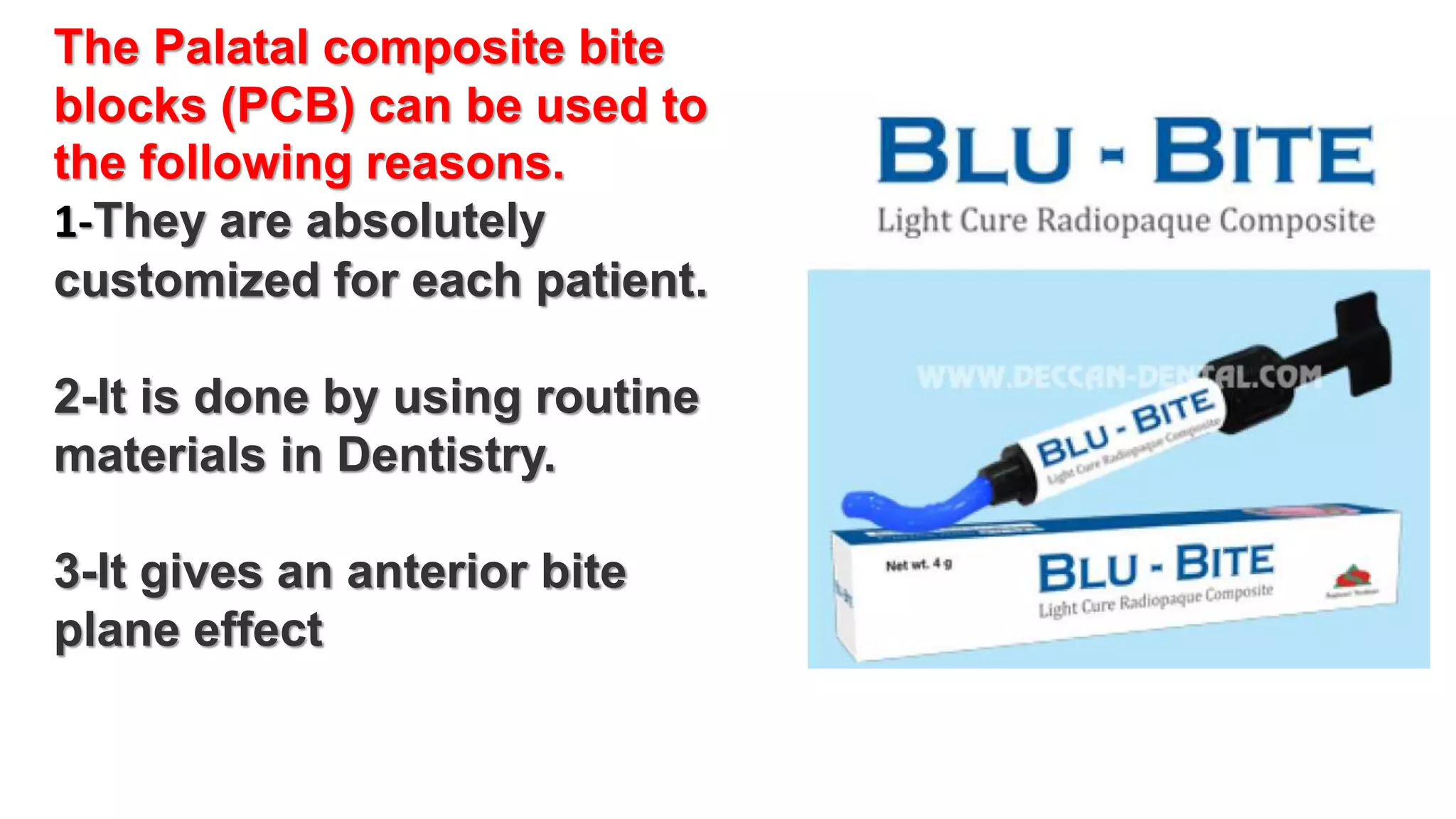 1 opening the bite with bite turbo | PPTX