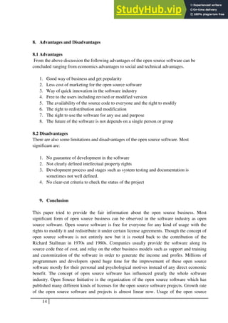 1 Open Source Business | PDF