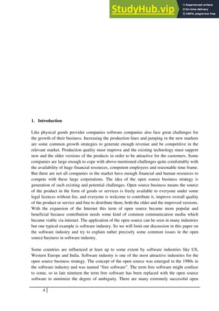 1 Open Source Business | PDF