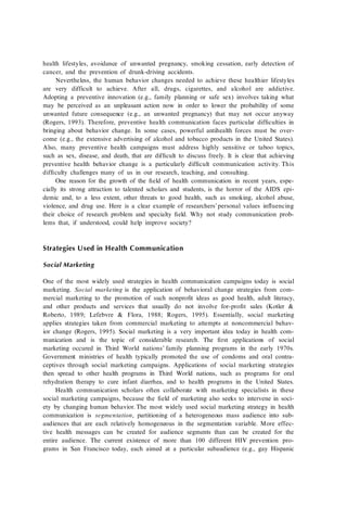 The Field of Health Communication (Up to Date Report).pdf