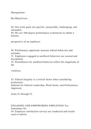 1 OPTIMAL ETHICS SYSTEM CHECK-UP A Risk Management .docx