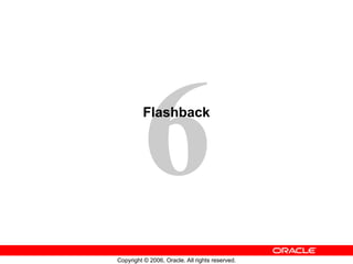 1 Oracle Flashback study related with recyclebin.ppt