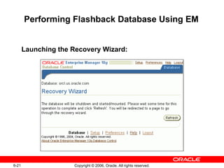 1 Oracle Flashback study related with recyclebin.ppt