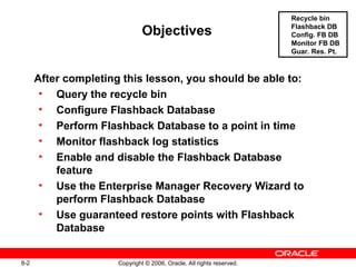 1 Oracle Flashback study related with recyclebin.ppt