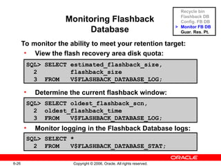 1 Oracle Flashback study related with recyclebin.ppt