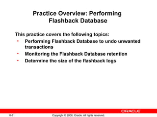 1 Oracle Flashback study related with recyclebin.ppt