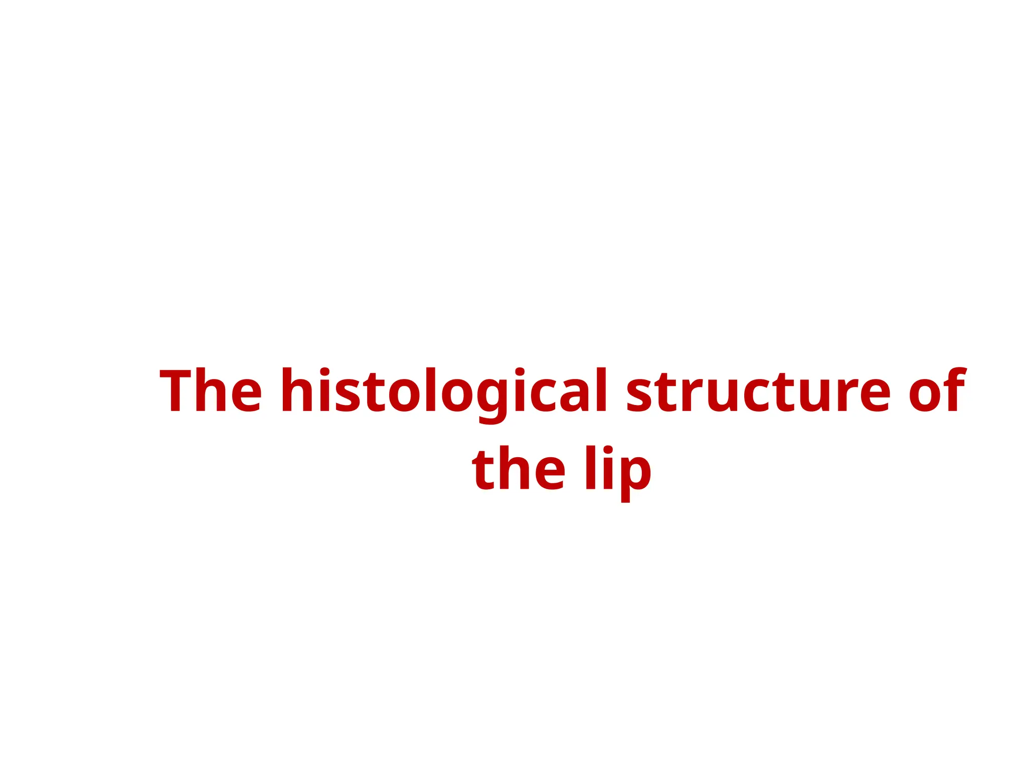 The histological structure of the oral cavity | PPTX