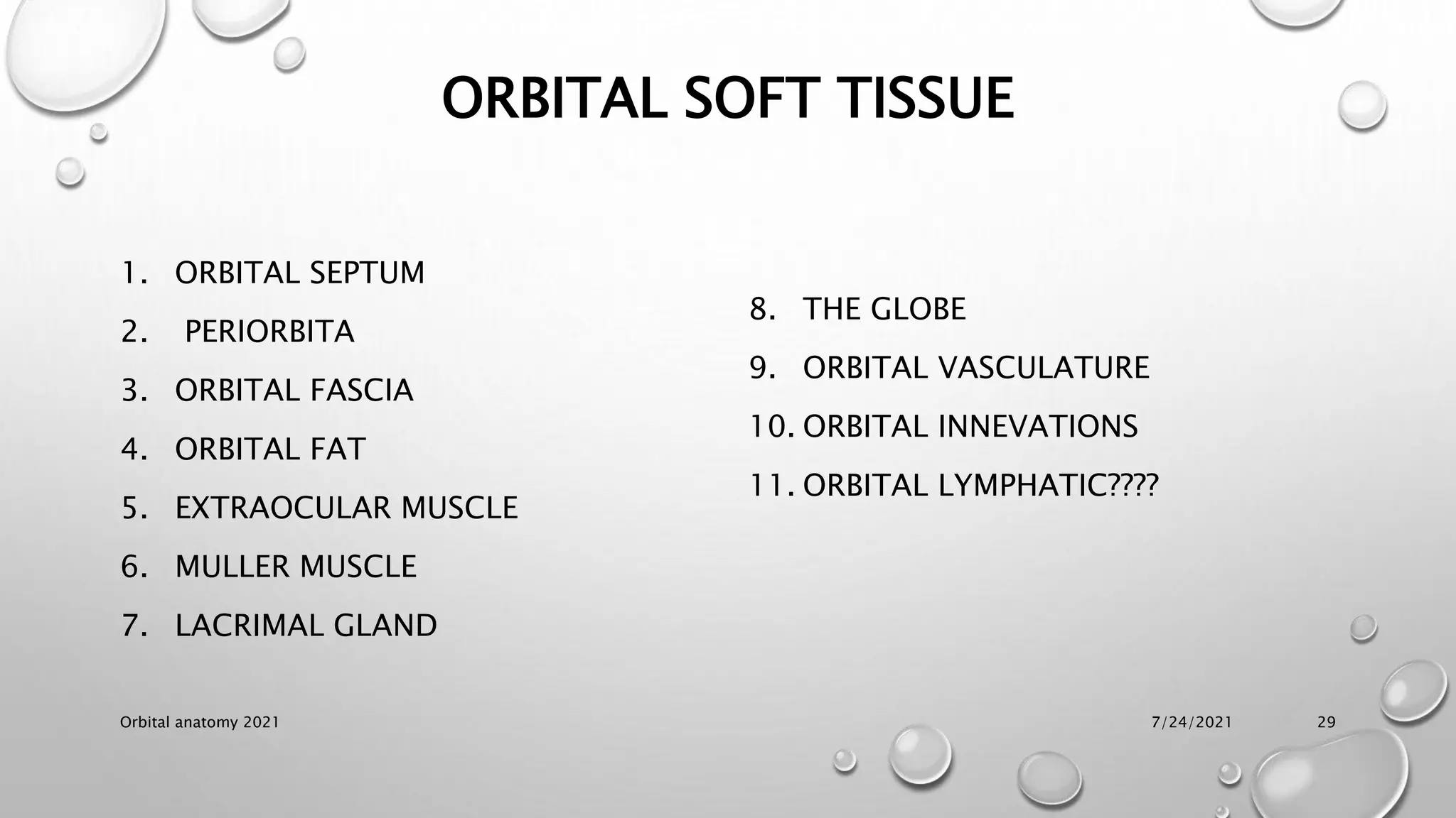 1 orbital anatomy | PPTX