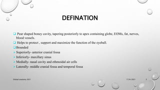 1 orbital anatomy | PPTX