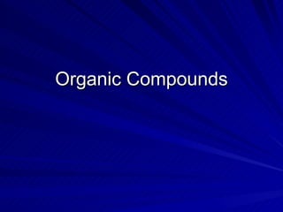 1 organic compounds | PPT
