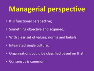 Organizational culture | PPT