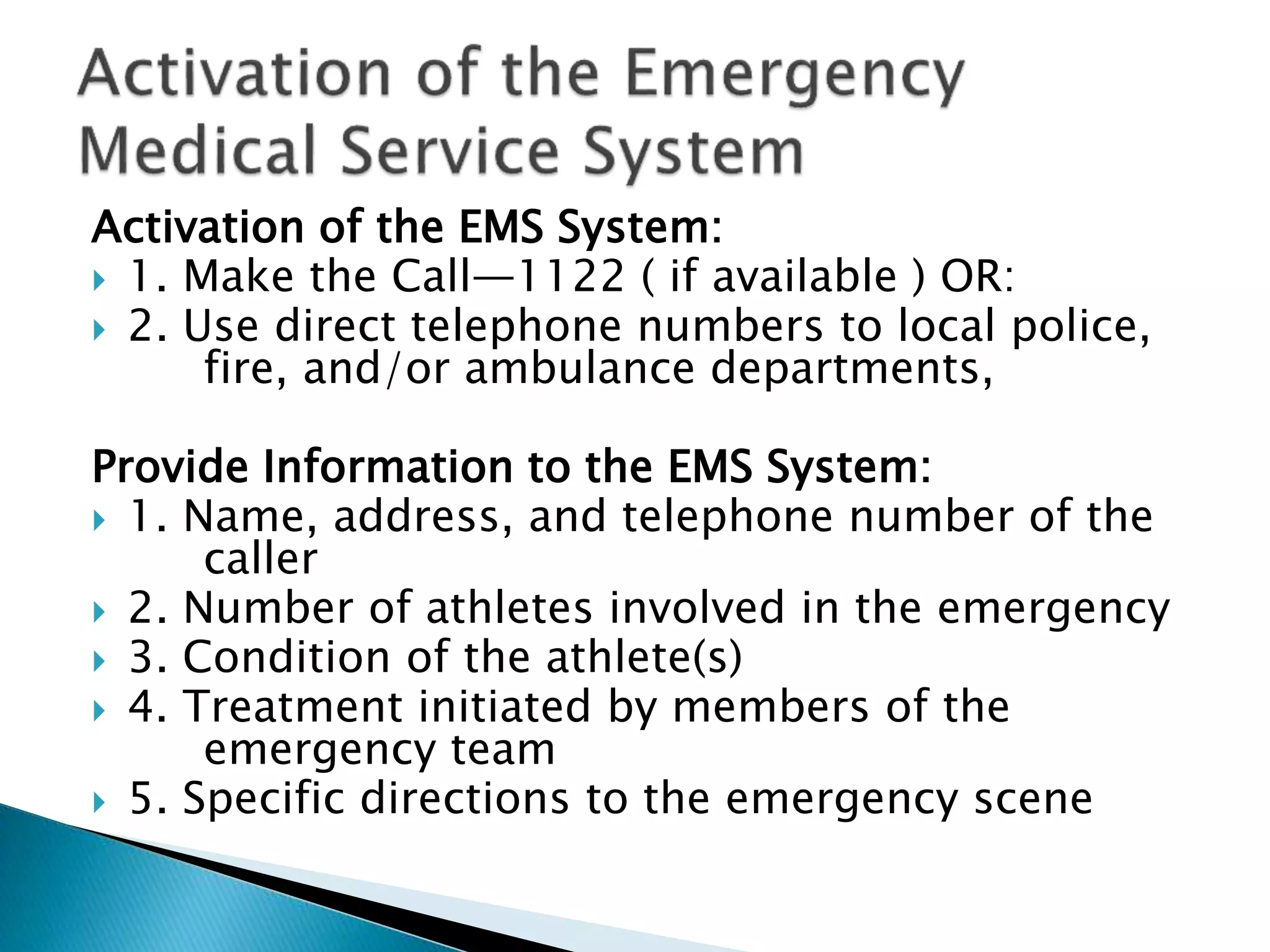 Chapter 1 Organization and Administration of Emergency Care | PPTX