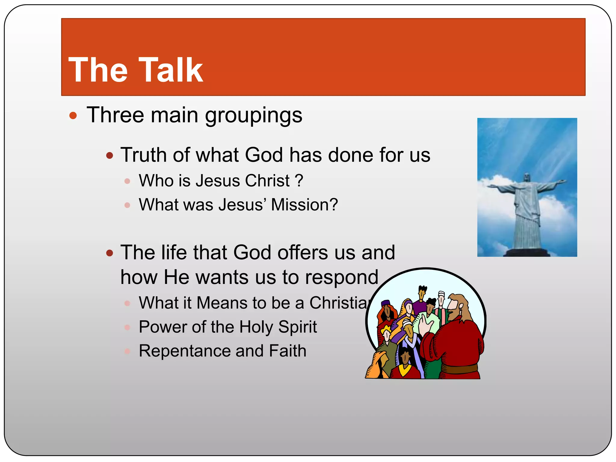 1 orientation christian life series | PPTX