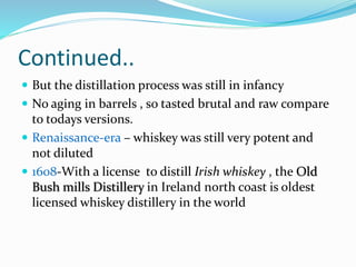 origin of whiskey | PPTX