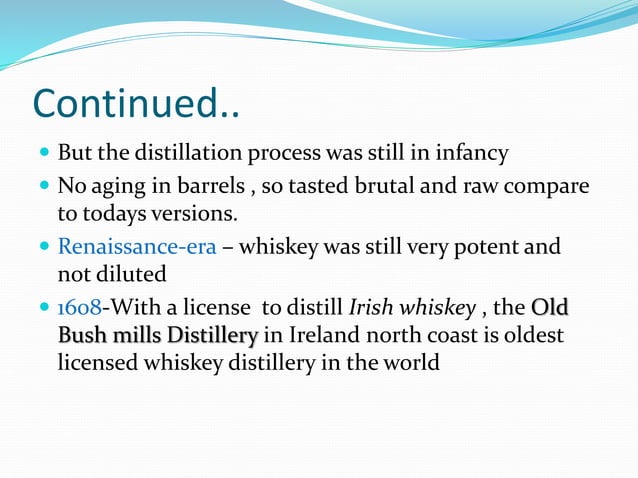 origin of whiskey | PPTX