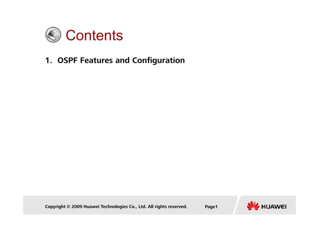 ospf initial configuration | PPT