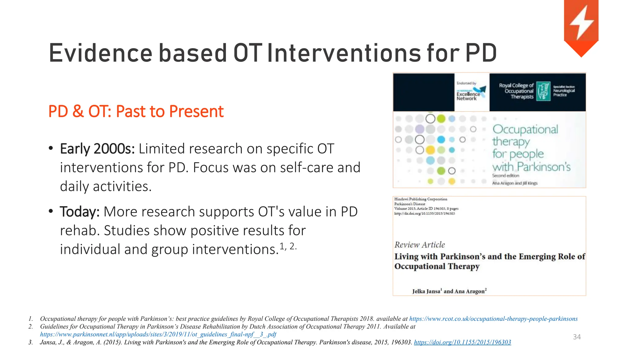 Occupational Therapy Management for Parkinson's Disease - Webinar 2024 ...
