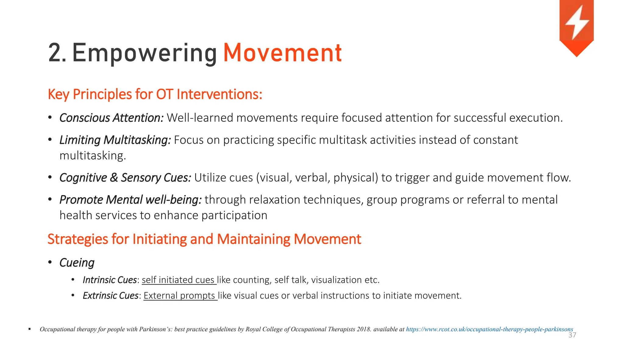 Occupational Therapy Management for Parkinson's Disease - Webinar 2024 ...