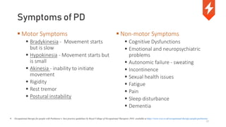 Occupational Therapy Management for Parkinson's Disease - Webinar 2024 ...