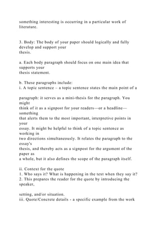 1 Outline Structure for Literary Analysis Essay I. .docx