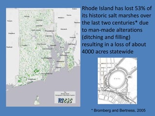 Sea Levels Affecting Marshes Model Using SLAMM to Conserve Rhode Island ...