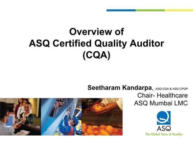 Overview of ASQ Certified Quality Auditor (CQA) | PDF | Business | Business and Finance