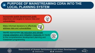 Overview of Climate and Disaster Risk Assessment and its Mainstreaming ...