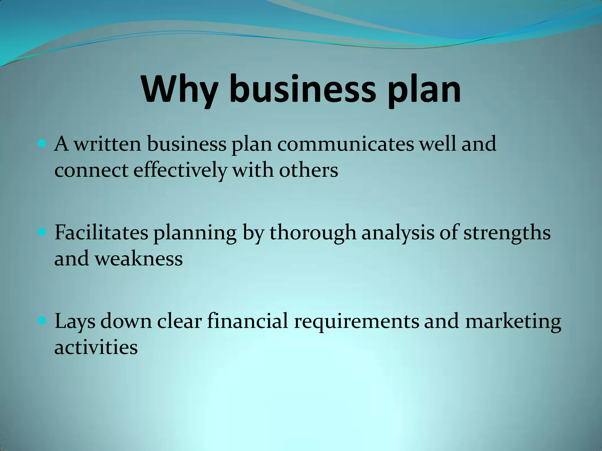 1 over view of the bplan | PPTX