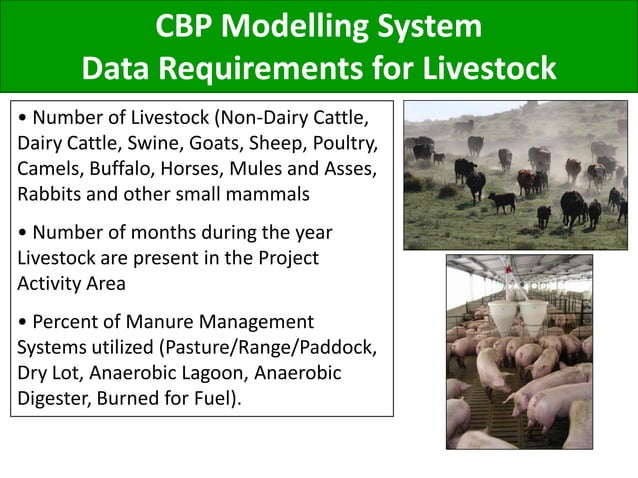 1 overview of the cbp tools and data requirements | PPT