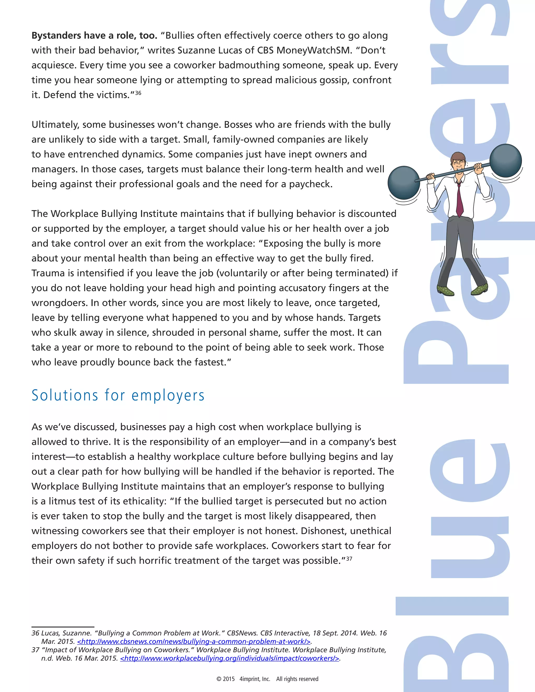 Workplace Bullying Blue Paper | PDF