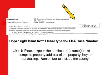 How to Complete HUD Sales Contract Package | PPT