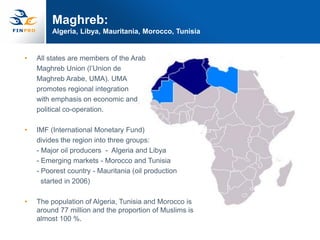 Introduction to Maghreb life sciences seminar Finpro | PPT