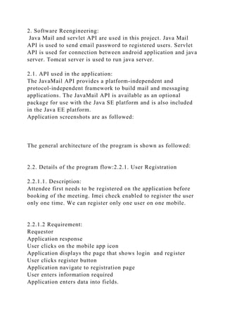 1 PageConference Android ApplicationSoftware Reengineering P.docx