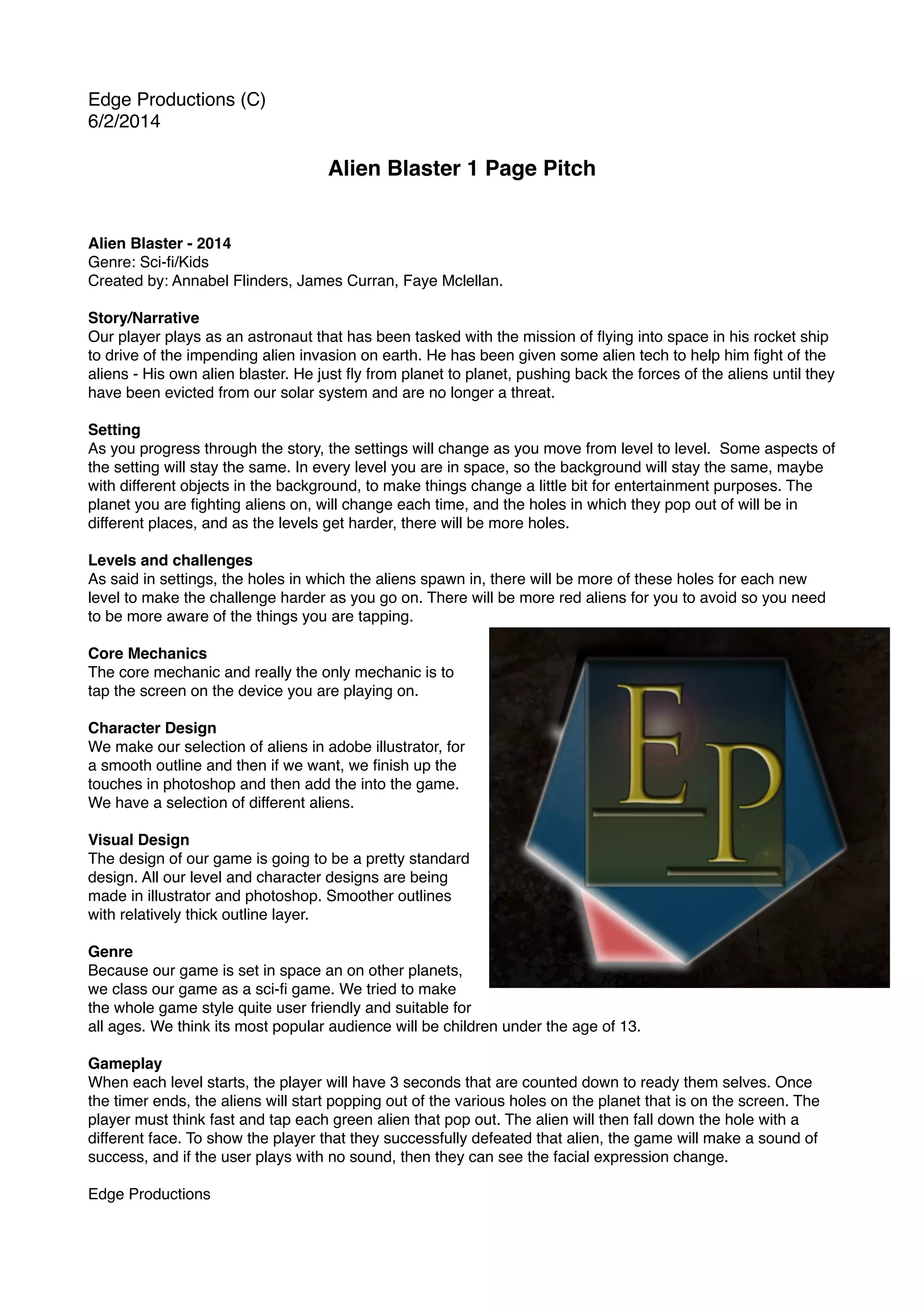 1 page pitch pdf | PDF