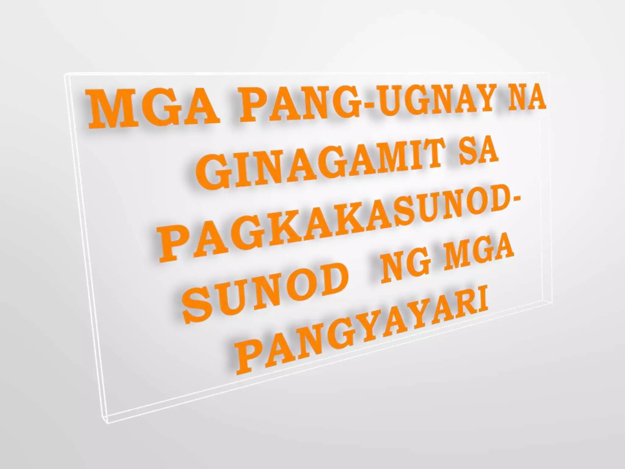Pagsunod-sunod ng pangyayari | PPTX