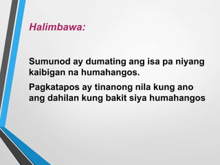 Pagsunod-sunod ng pangyayari | PPTX