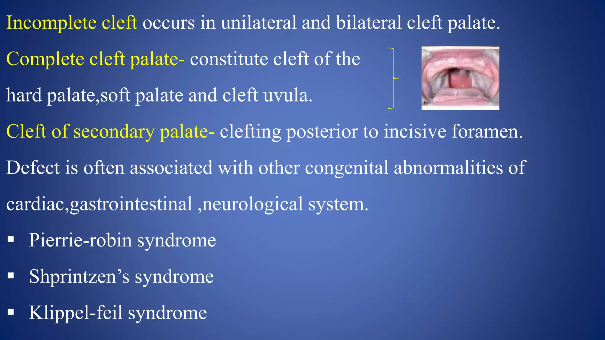 DEVELOPMENT OF PALATE AND ITS ANOMALIES | PPTX