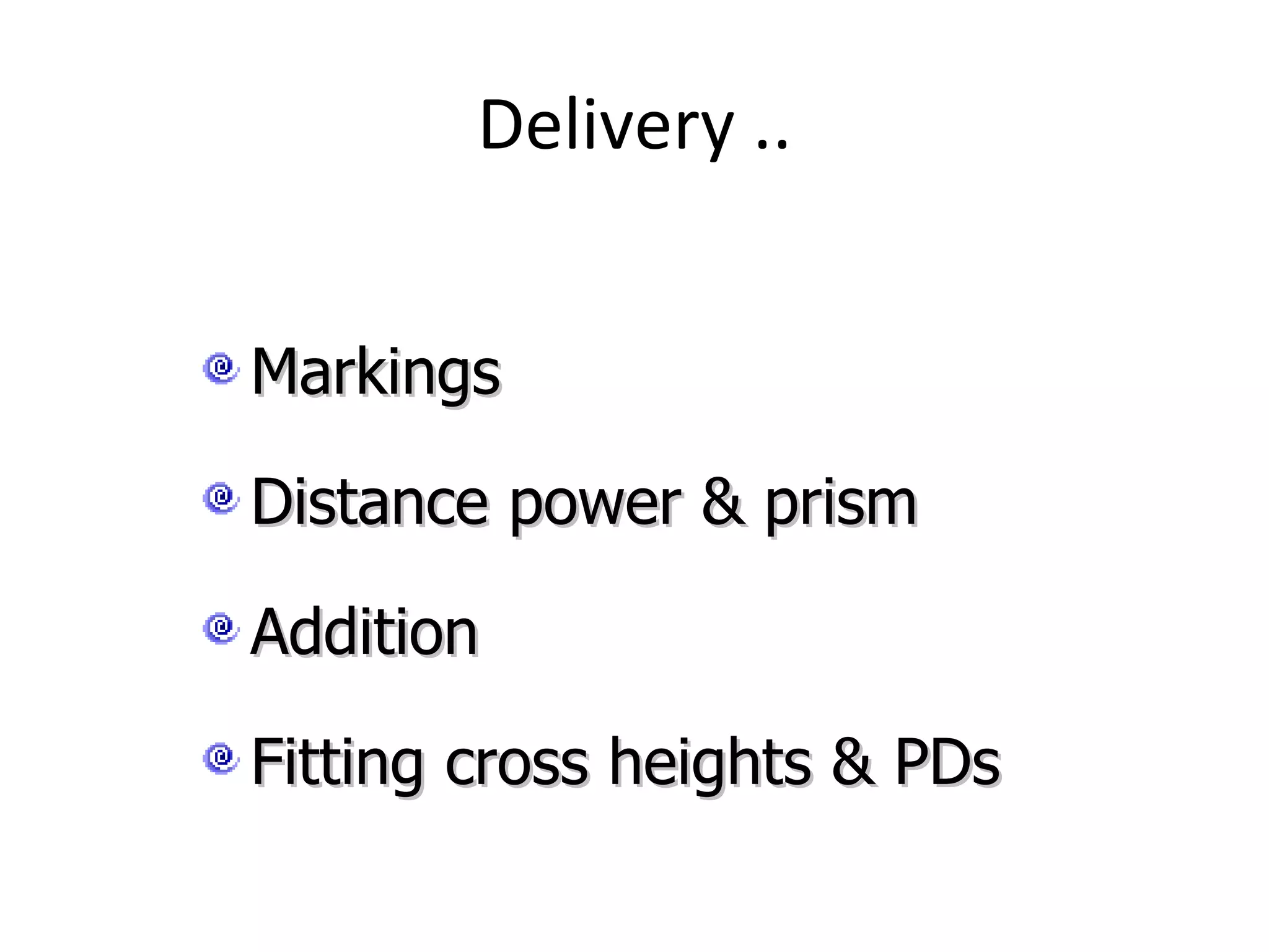 Progressive Spectacle Lens Fitting | PPT