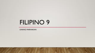 Filipino 9 Module 1 Panitikang Asiyano Ang Ama | PPTX