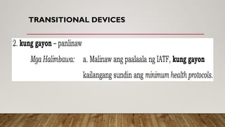 Filipino 9 Module 1 Panitikang Asiyano Ang Ama | PPTX