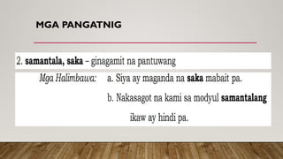 Filipino 9 Module 1 Panitikang Asiyano Ang Ama | PPTX