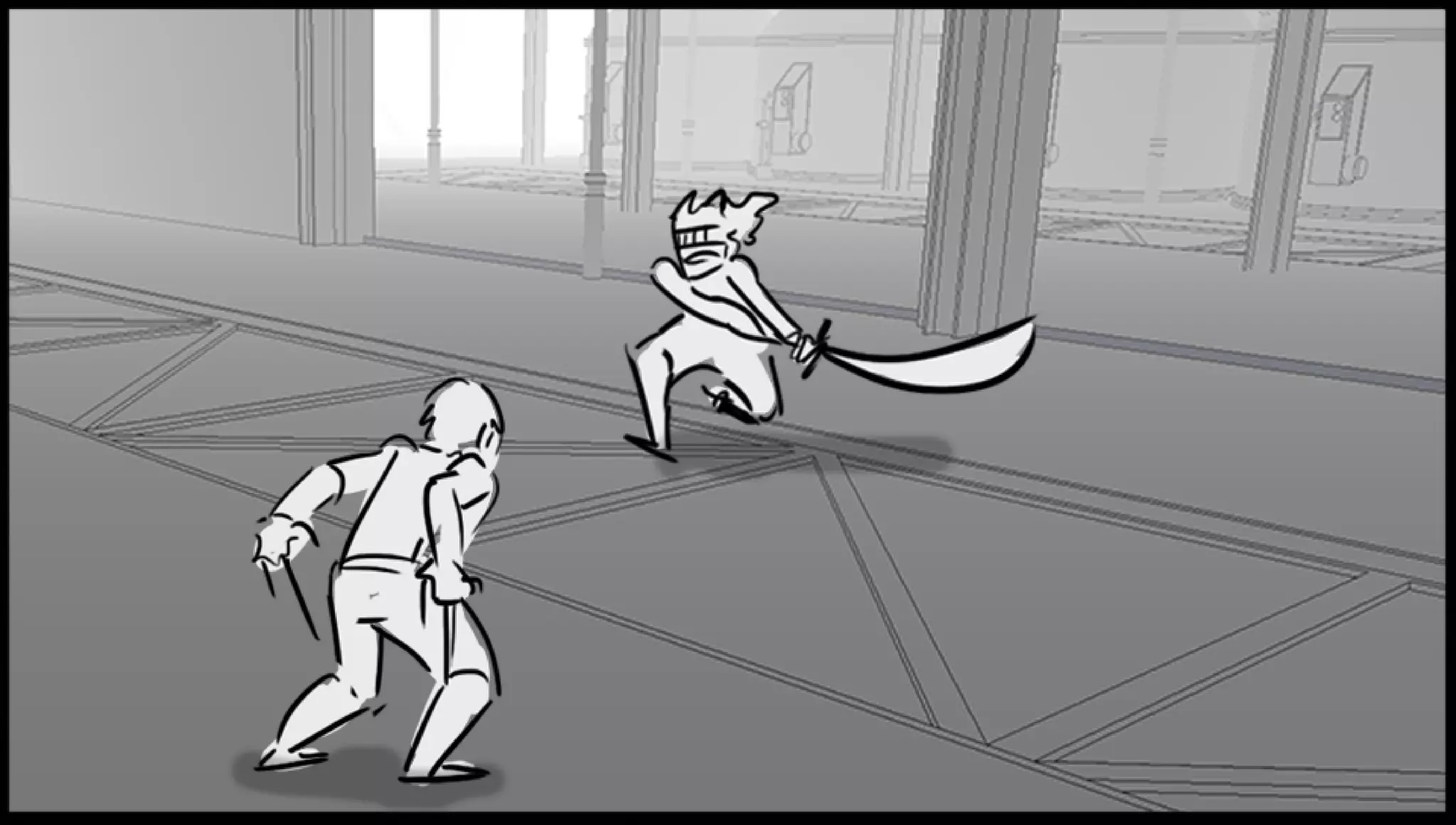 Fight Sequence (Animation Storyboard) | PPT