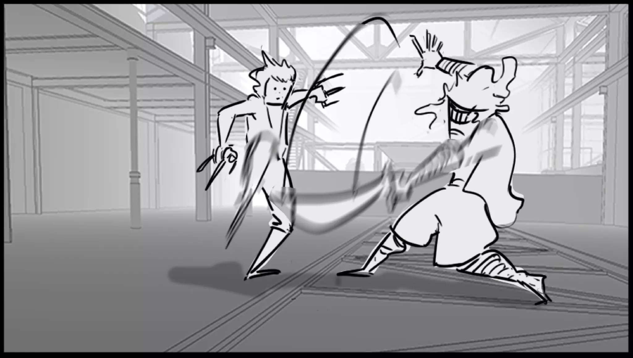 Fight Sequence (Animation Storyboard) | PPT